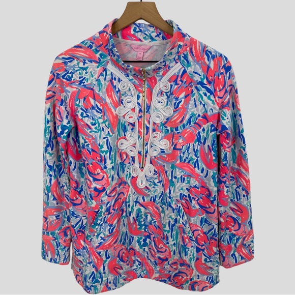Lilly Pulitzer | Tops | Lilly Pulitzer Skipper Popover Cosmic Coral ...